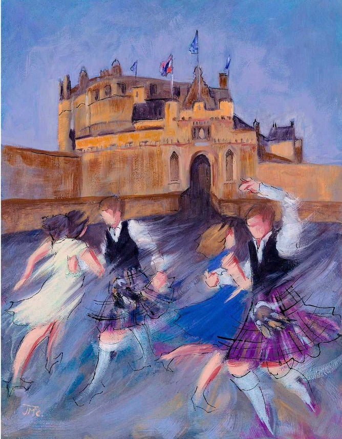 Castle Connections, Edinburgh Castle by Janet McCrorie – Art Prints Gallery
