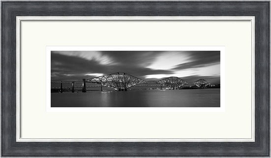 Forth Bridges - Black and White by Ian Marshall – Art Prints Gallery