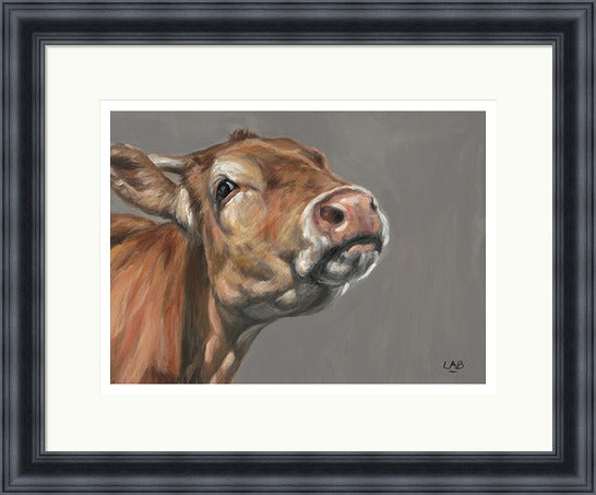 Snooty Cow by Louise Brown – Art Prints Gallery