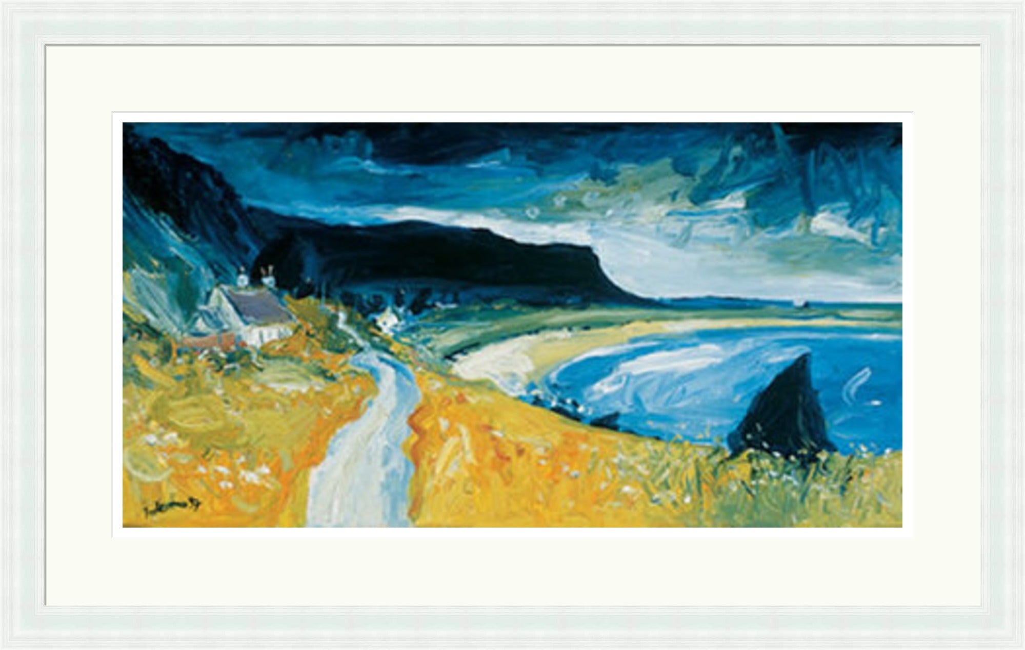 Gribun Cliffs, Mull by John Lowrie Morrison (JOLOMO) – Art Prints Gallery